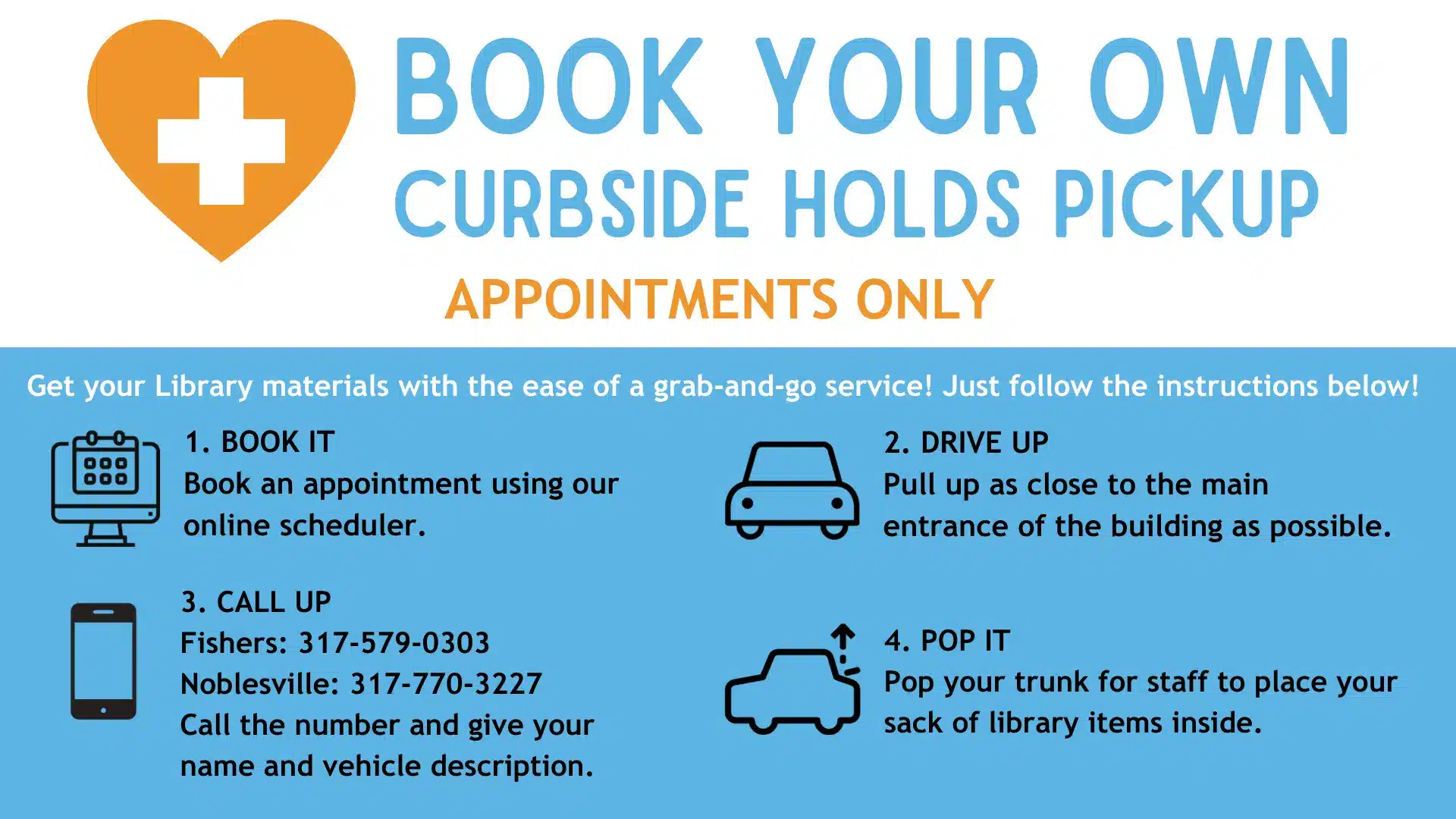 Schedule Curbside Service at HEPL