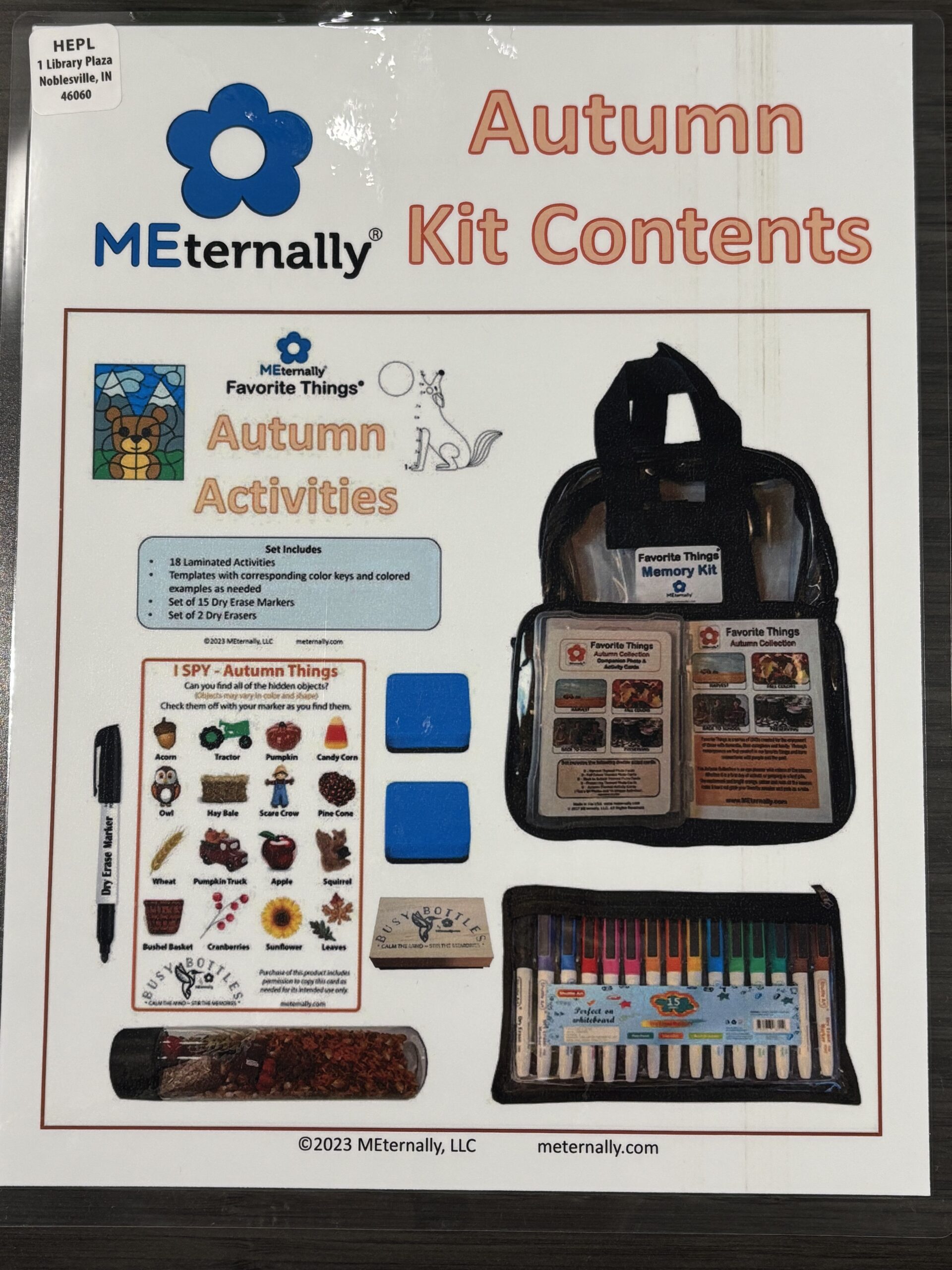 New in the Library of Things: MEternally Reminiscence Kits - Hamilton ...